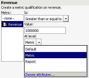 Configuring How the Qualification Can Be Defined in MicroStrategy Web ...