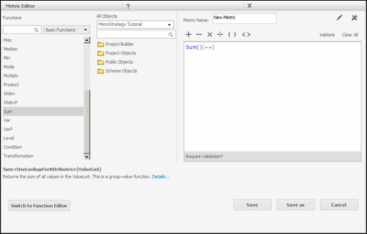 Providing business context: Calculating metric levels
