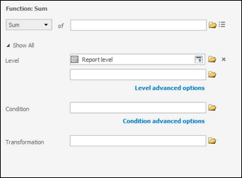 Optional metric components