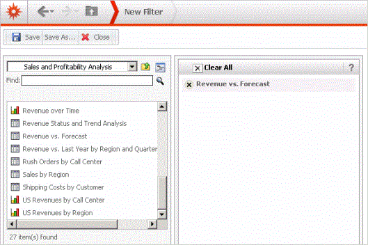 Shortcut-to-a-report qualification