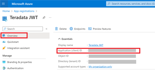 Integrate Strategy with Teradata for Single Sign-On Using Azure OIDC