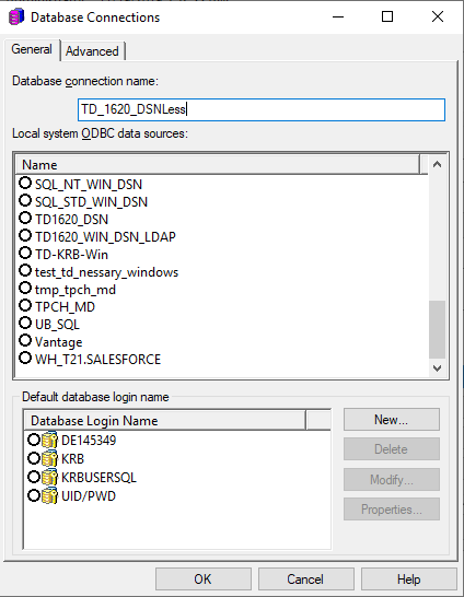Connect via DSN-Less (Driver)