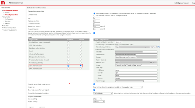 Integrate Strategy with Teradata for Single Sign-On Using Azure OIDC