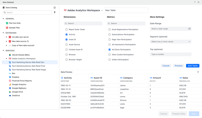 Use Adobe Analysis Workspace to Import Data