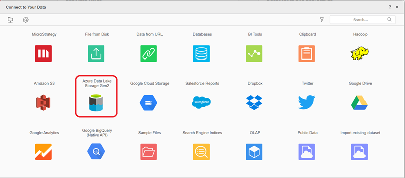 Armazenamento no Data Lake Azure de Gen2