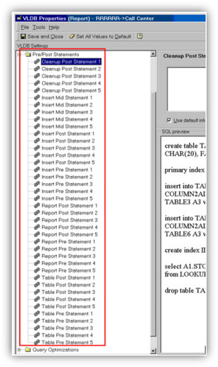 Query Execution and Pre Post
