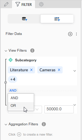 Add a View Filter to a Report