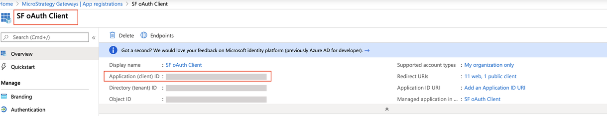 Integrating Strategy with Snowflake for Single Sign-On using Microsoft ...