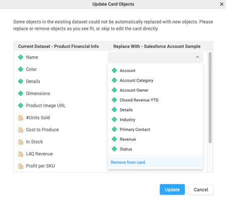 Remplacer un jeu de données