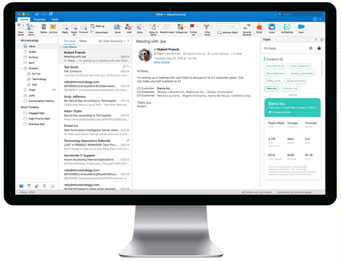 MicroStrategy HyperIntelligence for Office