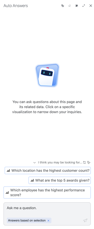 Use Auto Answers to Self Serve Insights
