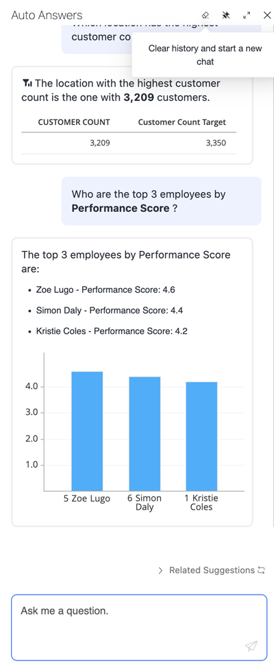 Use Auto Answers to Self Serve Insights